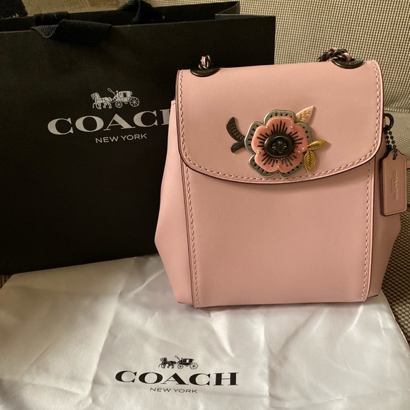 Coach | Bags | Pink Leather Mini Backpack From Coach | Poshmark
